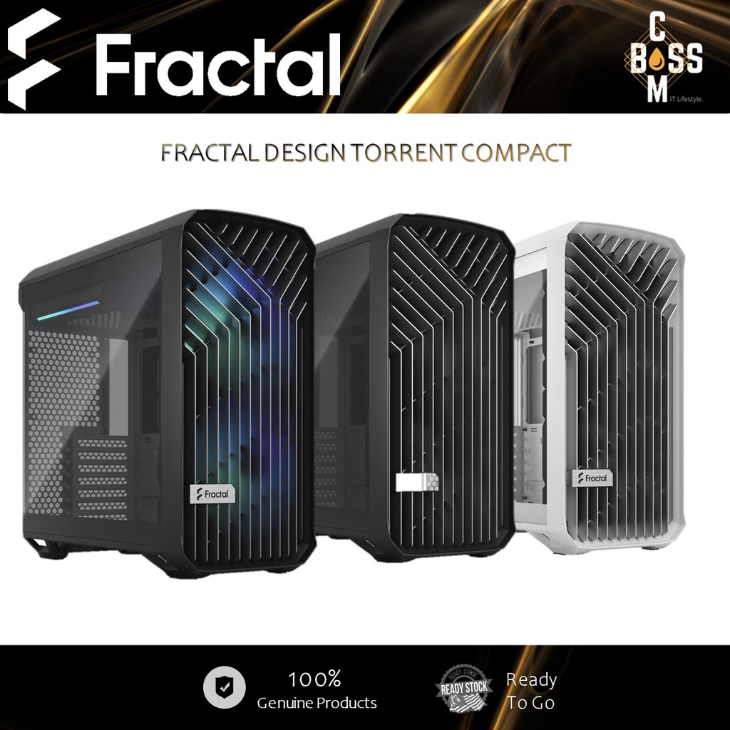 *ORIGINAL* FRACTAL DESIGN TORRENT COMPACT RGB BLACK TG LIGHT TINT ...