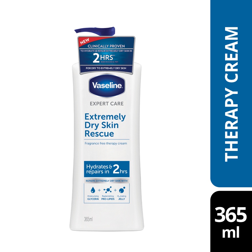 Vaseline Expert Care Extremely Dry Skin Rescue 365ml Shopee Malaysia