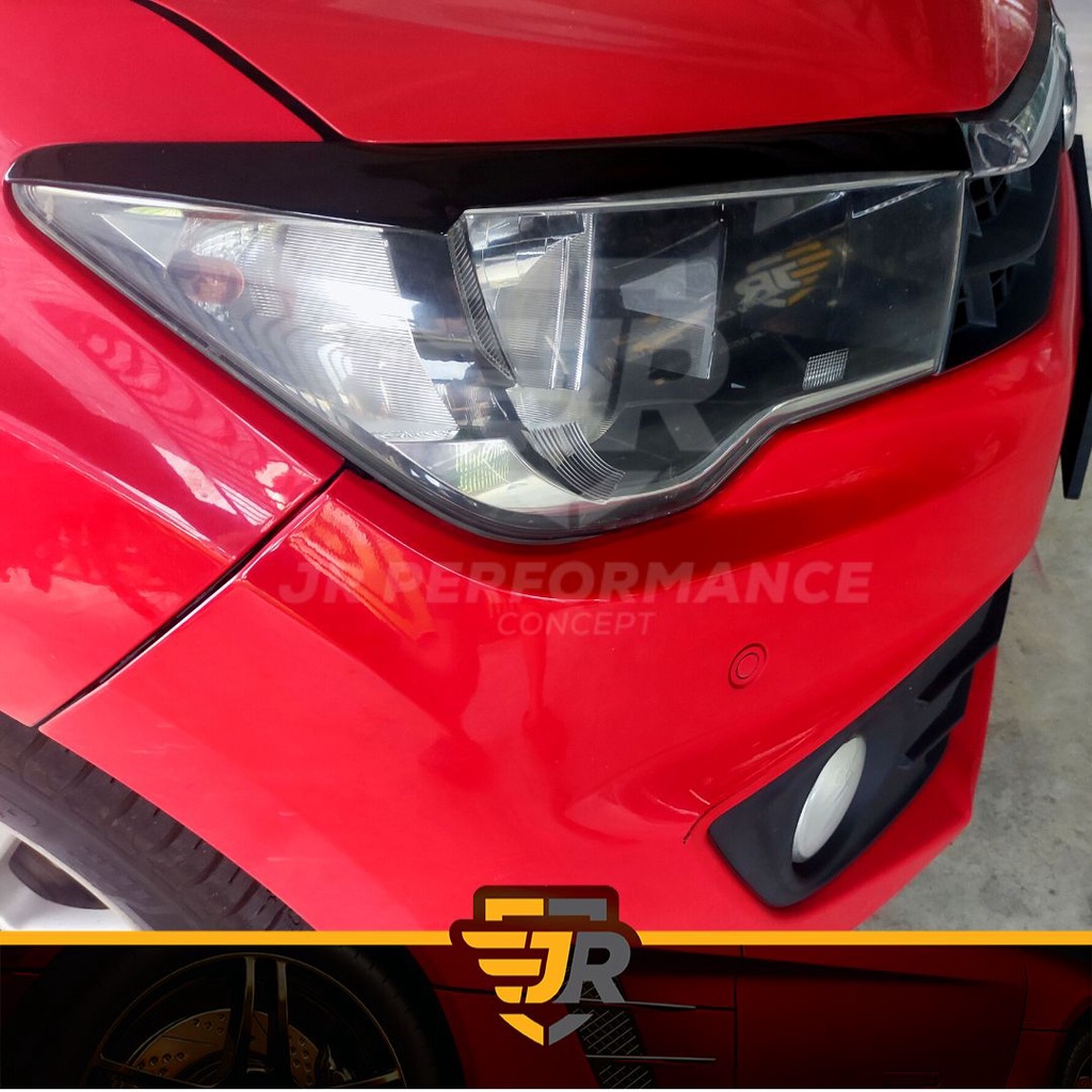 JR Custom Made 2D Eyebrow Eye Cover Eyelid Perodua Bezza Kening Lampu ...