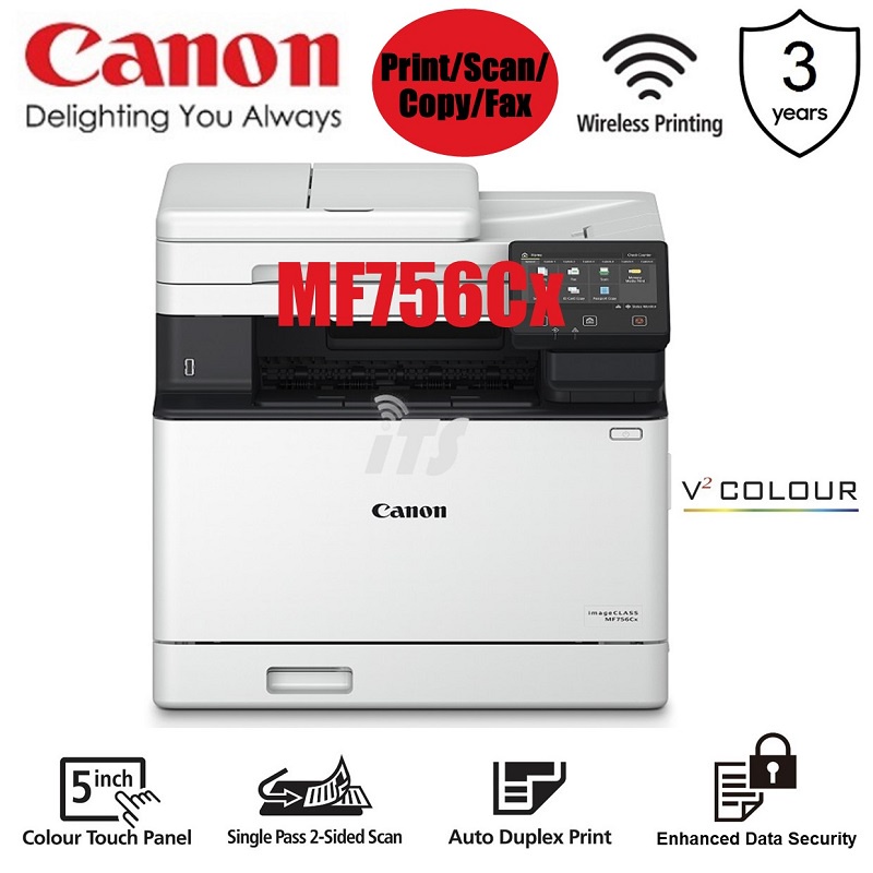 Canon imageCLASS MF756Cx Color Laser Printer (Print/Scan/Copy/Fax ...