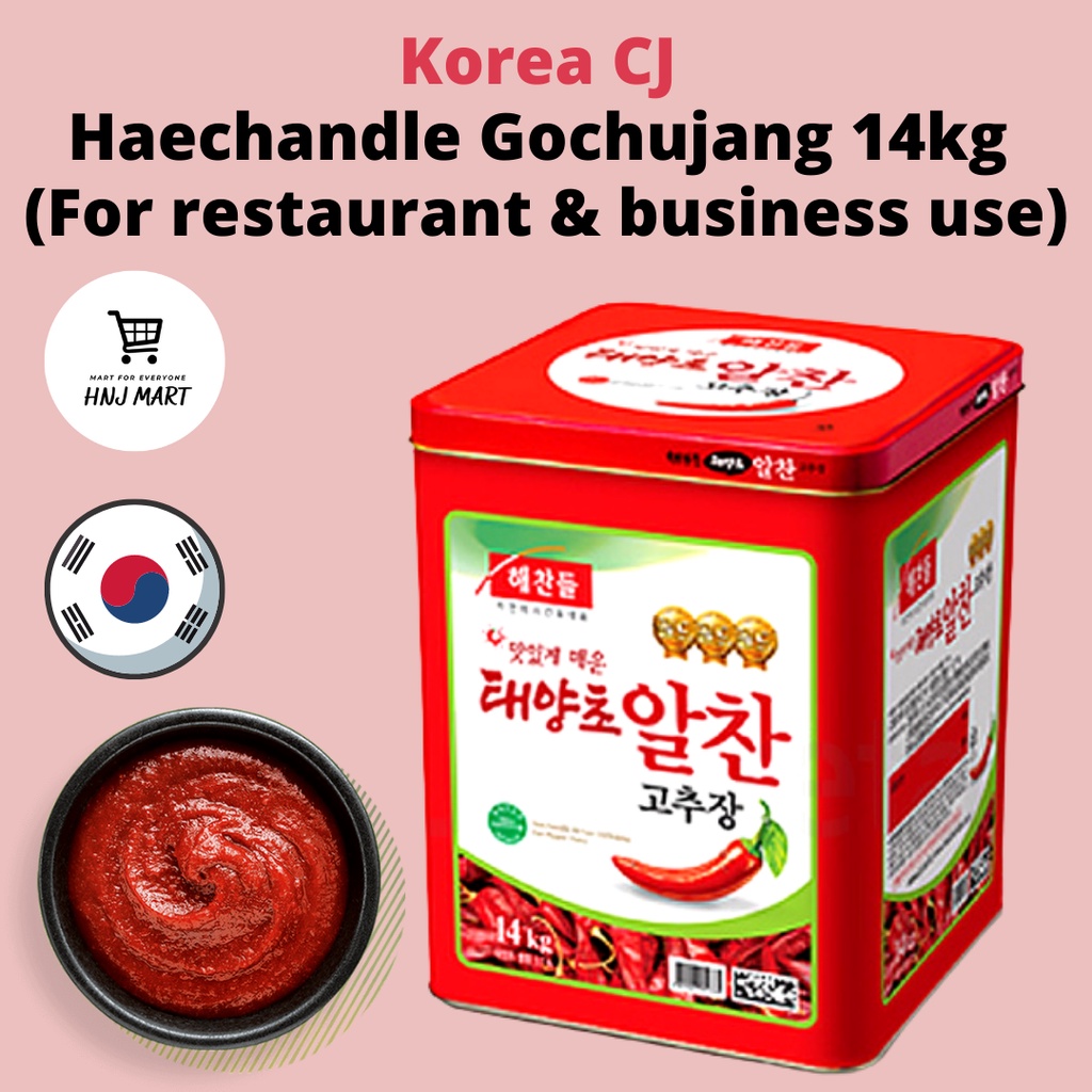 Korea CJ Haechandle Gochujang 14kg (For restaurant & business use) | Shopee Malaysia