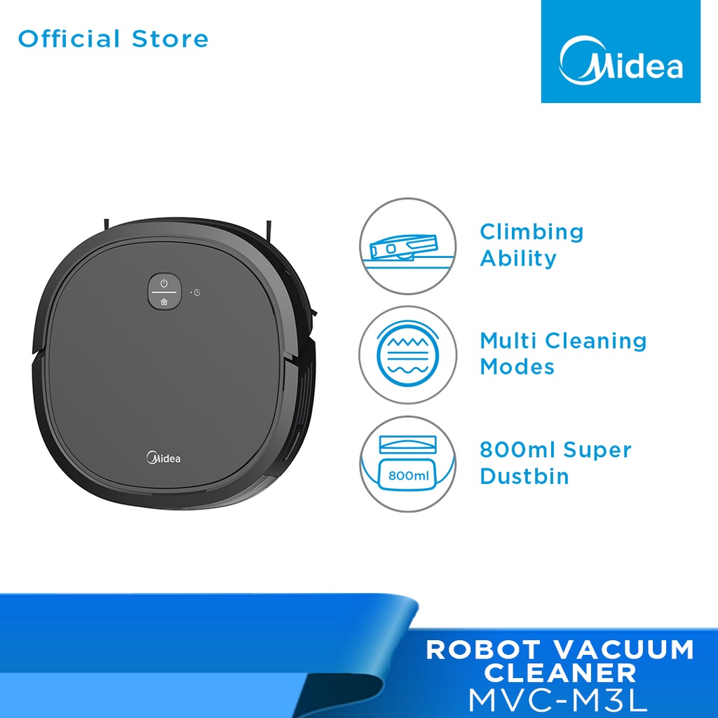 Midea MVC-M3L Robotic Vacuum Cleaner With Multiple Cleaning Modes ...