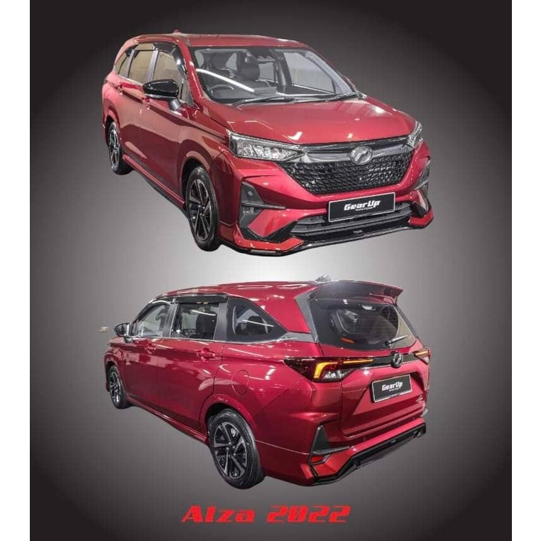 NEW PERODUA ALZA 2022 GEAR UP DUCKTRAIL SPOILER BY JA AUTO | Shopee ...
