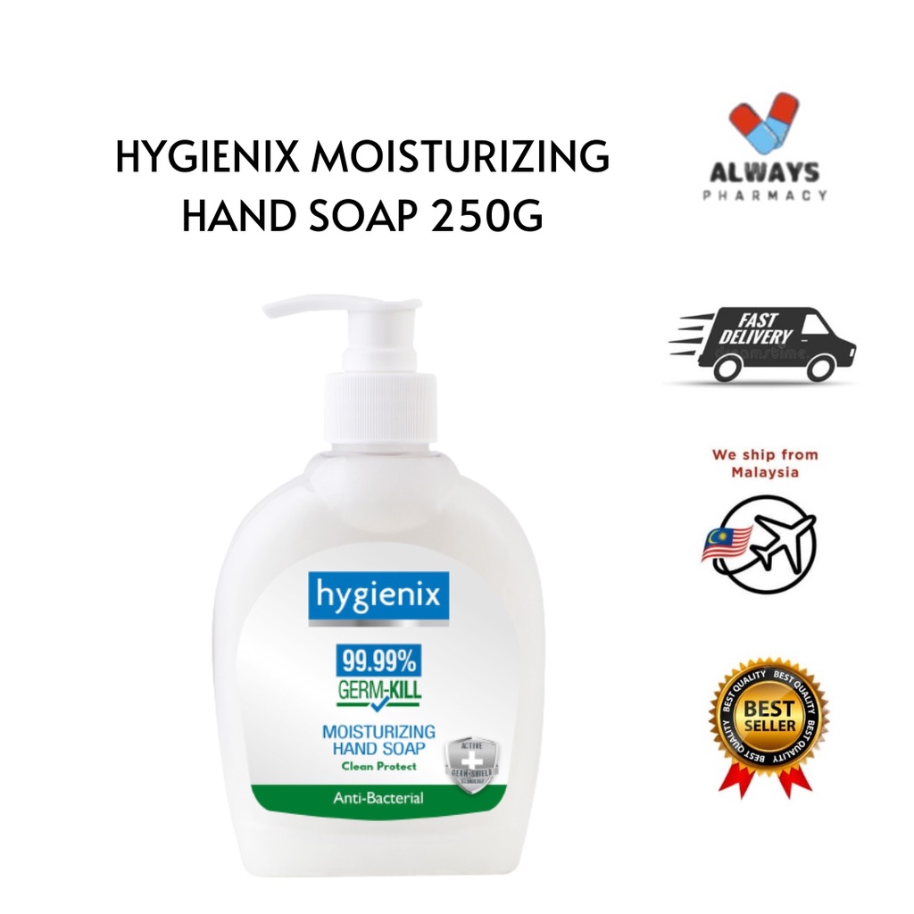 Hygienix Moisturizing Hand Soap 250g Shopee Malaysia