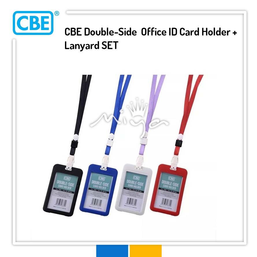 CBE Double-Side ID Card Holder / Name Tag / Name Badge Holder / Office ...
