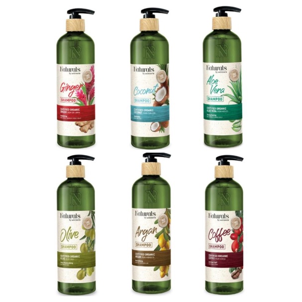Naturals by Watson Hair Shampoo 490ml Syampu Rambut Gugur Anti Dandruff ...