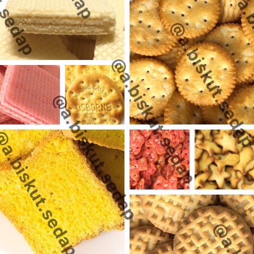 Biskut Timbang 200G Assorted Biscuit Wafer Stick, Cheese Keju Tasty ...