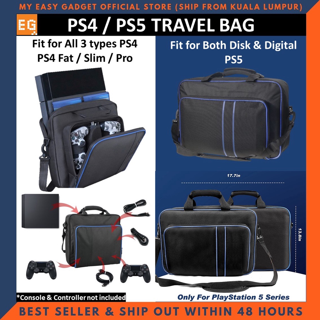 PS4 PS5 Bag Canvas Carry Bag Case Protective Travel Storage Carry ...