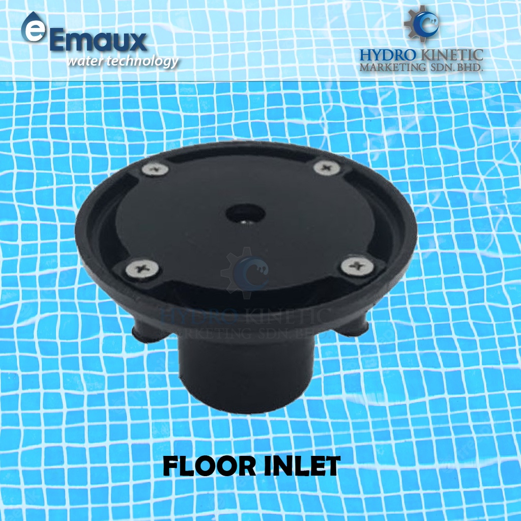 Emaux swimming pool 2" (50mm) Floor Inlet (Black) | Shopee Malaysia