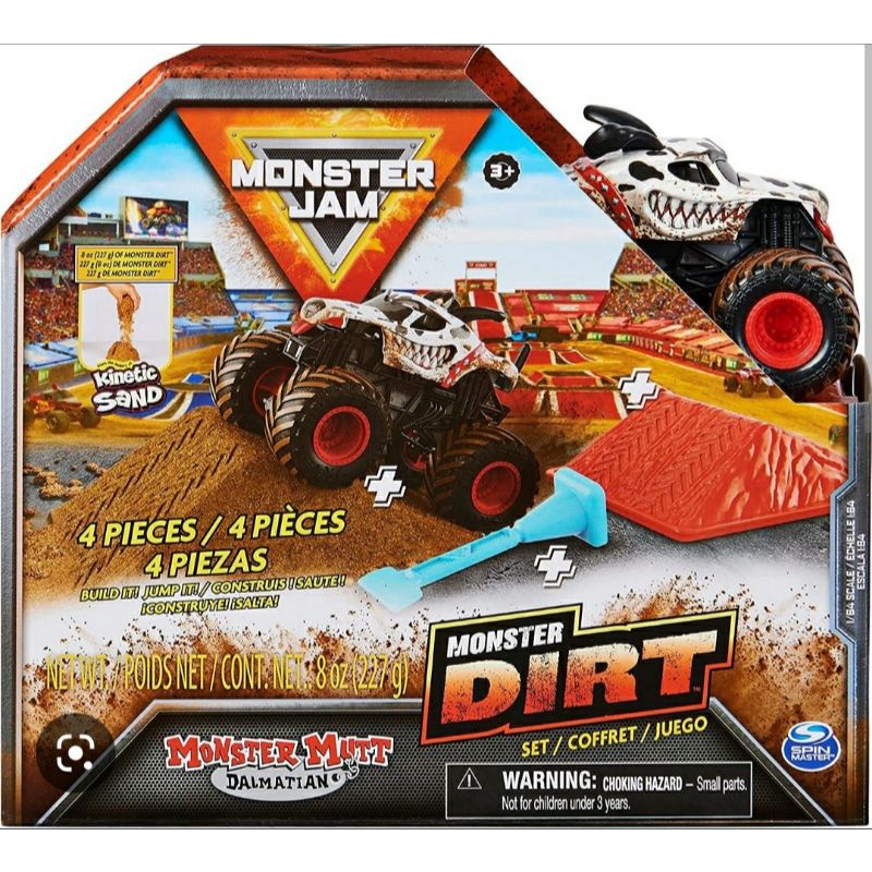 Monster Jam Dirt Starter Set Monster Mutt Dalmatian | Shopee Malaysia