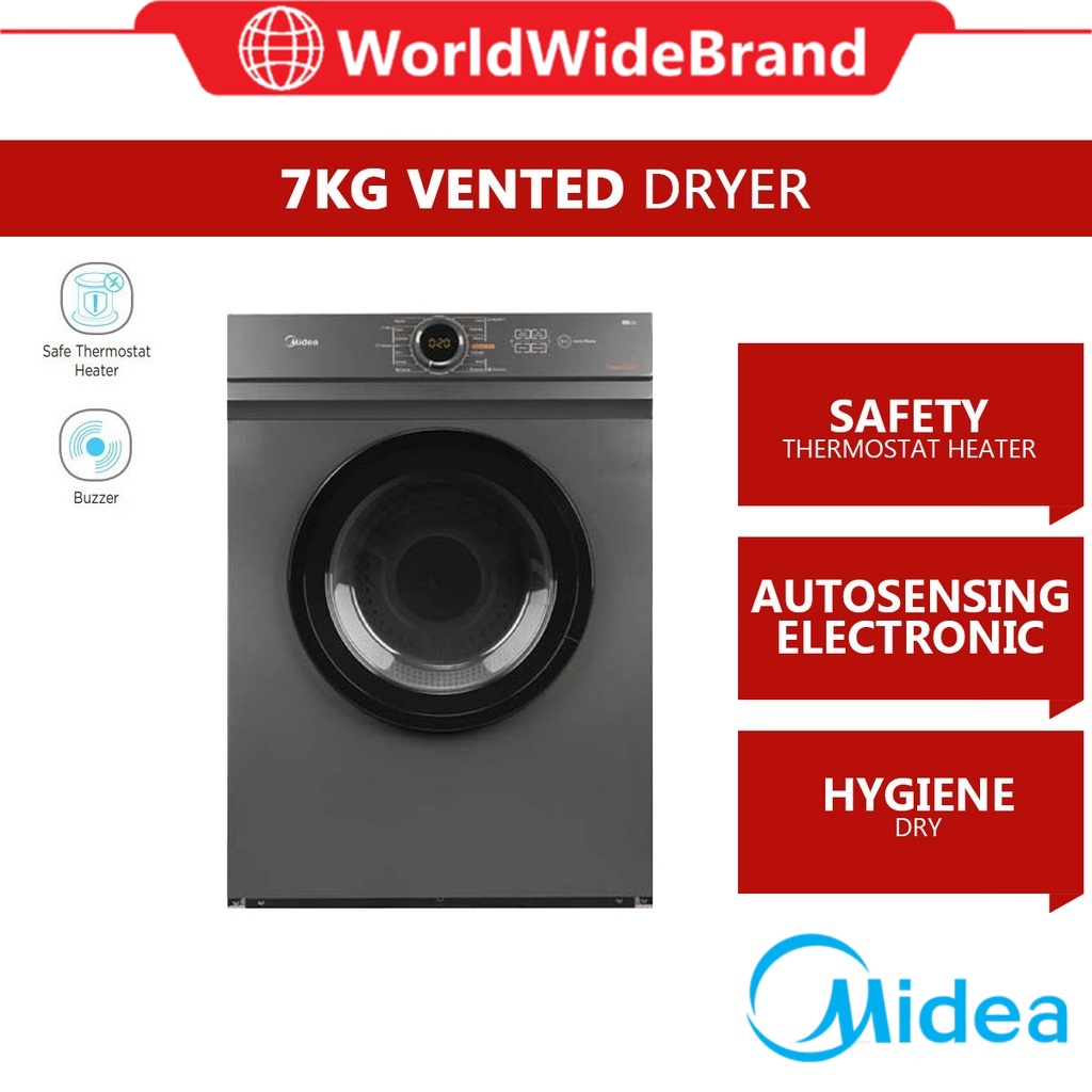 Midea Dryer (7 kg) MD-100A70 MD100A70 [REPLACE MD-7388] | Shopee Malaysia
