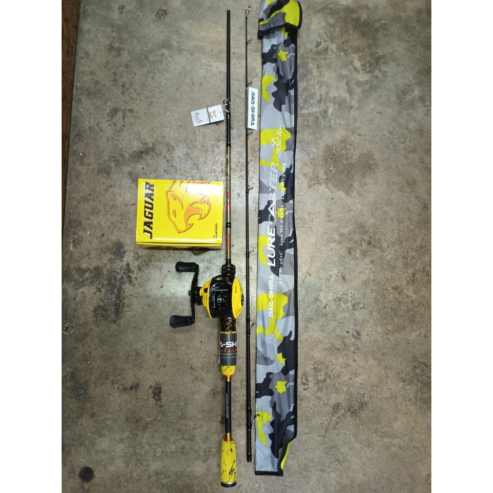 Eupro Jaguar & Awashima Lure Caster V1 Fishing Rod & Reel (1 SET ...