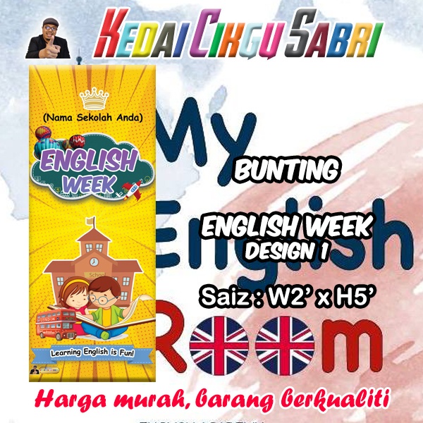 BUNTING ENGLISH WEEK | Shopee Malaysia