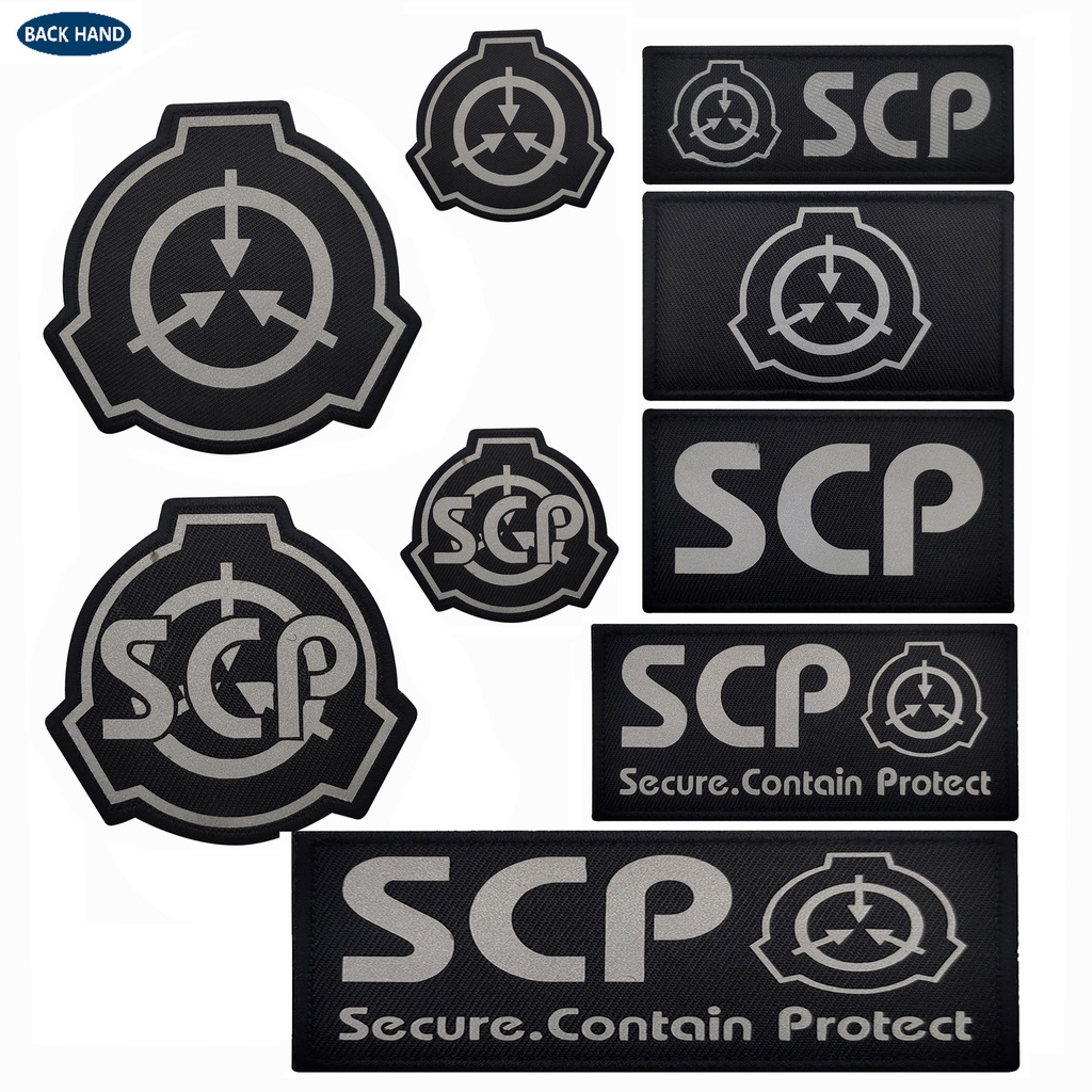 Reflective Velcro SCP Foundation Logo Badge Embroidery Tactical ...