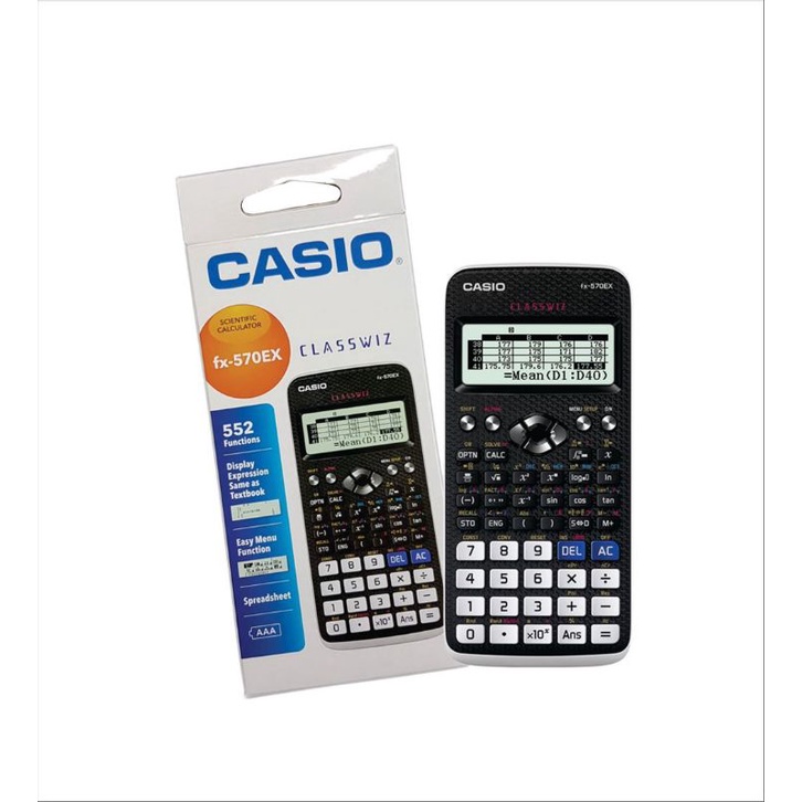Casio Scientific Calculator fx-570EX CLASSWISS For Students | Shopee ...