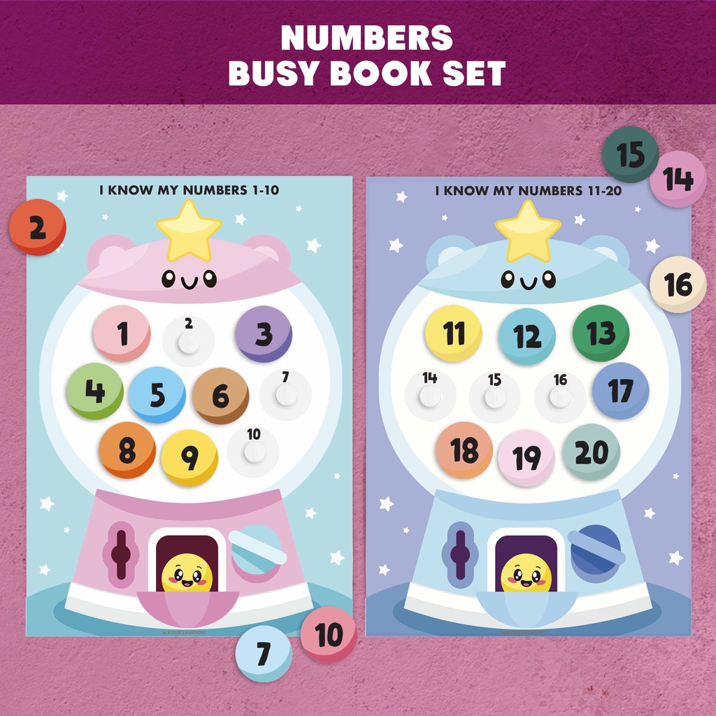 Busy Book | Sorting | Number | Math | Puzzle | Montessori Learning ...