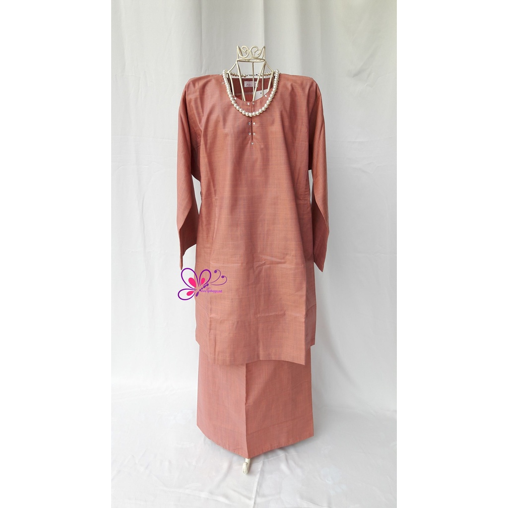 Baju Kurung Kanak-kanak SB Line Cotton Caramel Brown (9-10Y) | Shopee ...