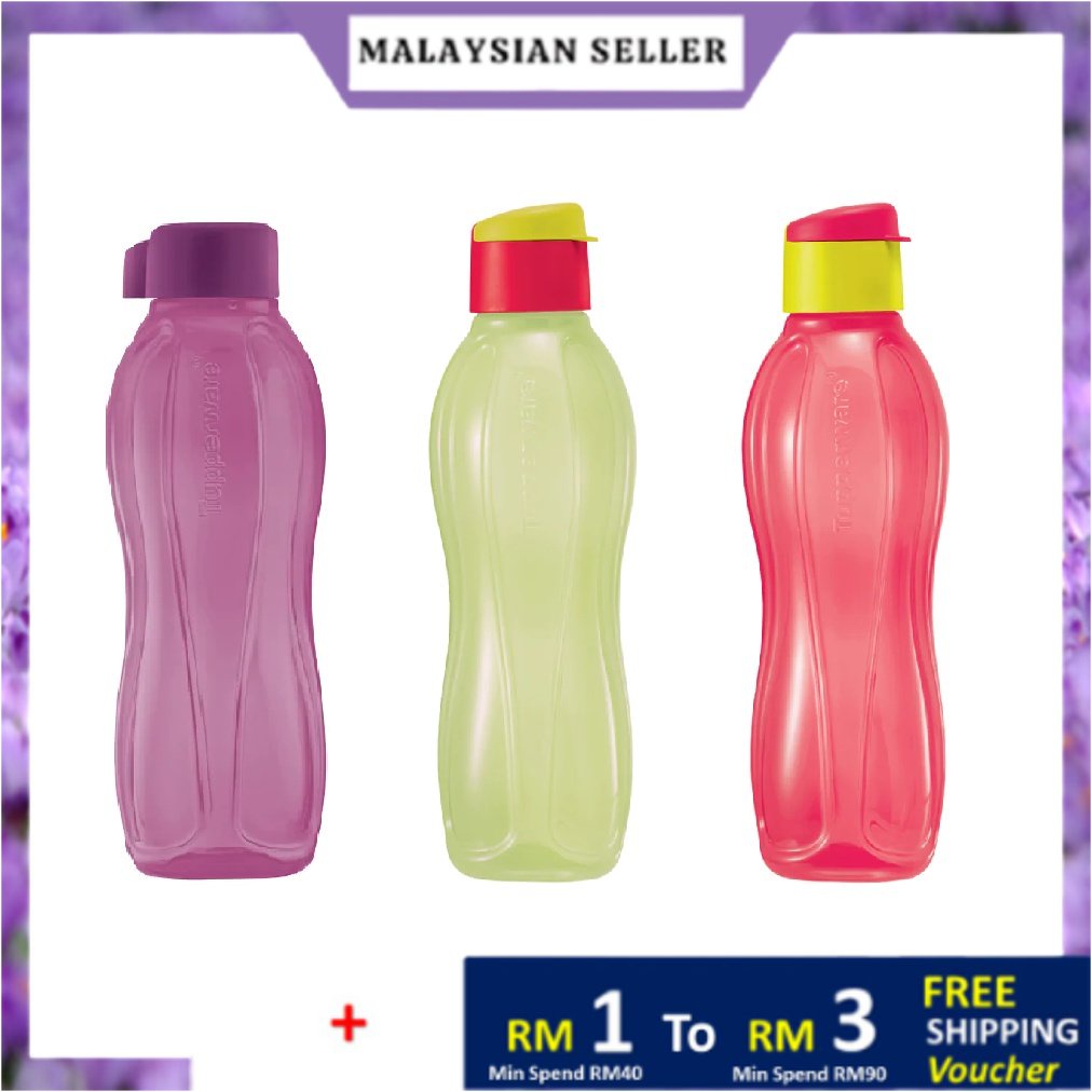 Tupperware Eco Bottle 750ml - Screw Cap / Fliptop Cap | Shopee Malaysia
