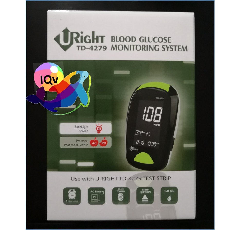 [25strips +10 free strips] Uright (U-Right) Glucometer Set | Shopee ...