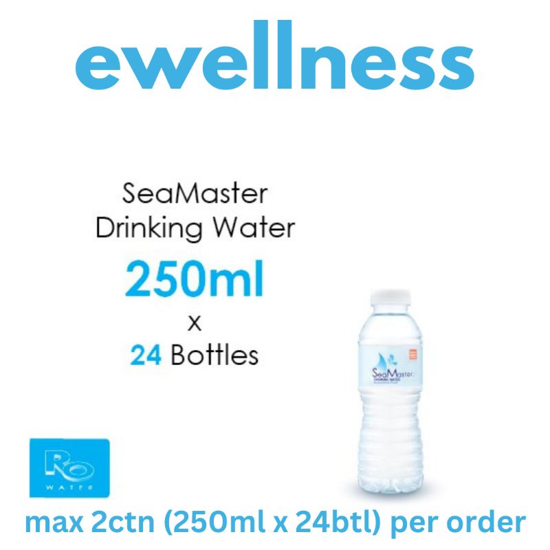 Seamaster RO Drinking Water Air Minuman Sea Master 250ml x 24 bottles ...