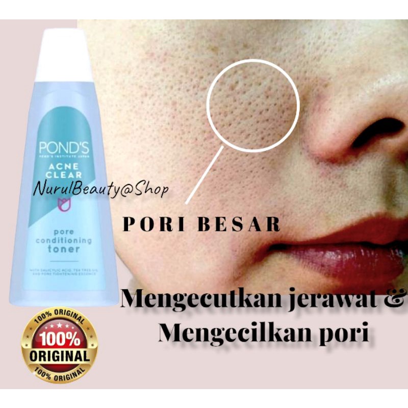 PONDS PORE CONDITIONING ANCE CLEAR TONER | Shopee Malaysia