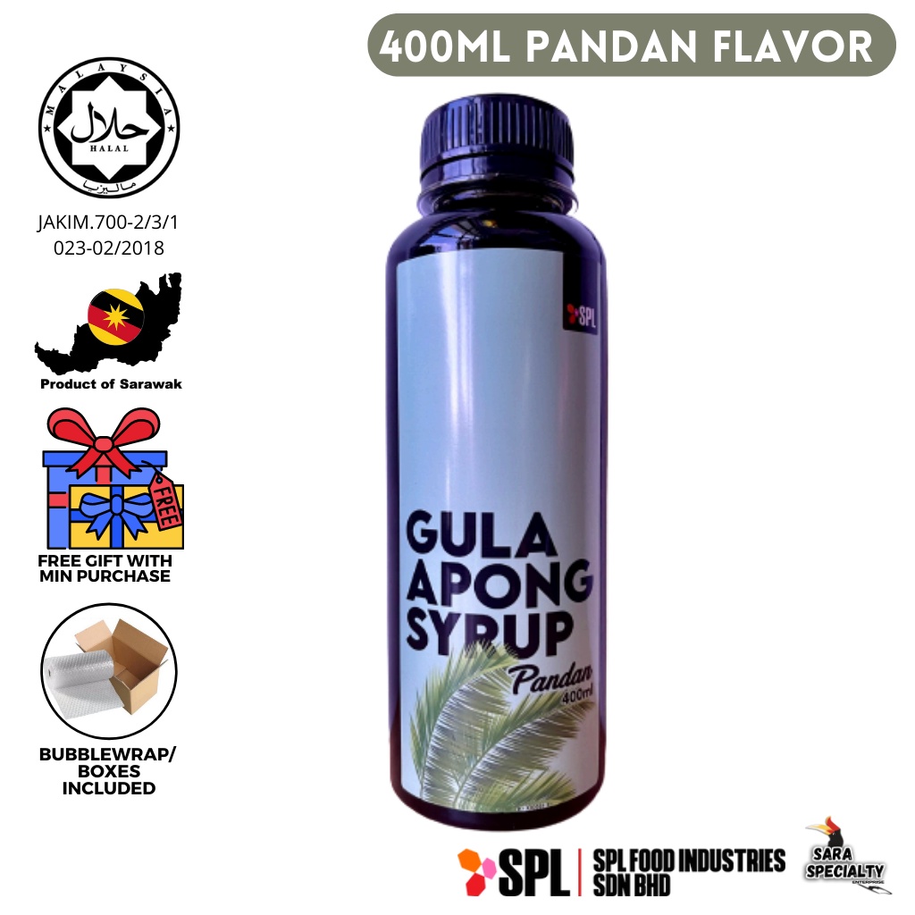[READY STOCK] Sirap Syrup Gula Apong Asli Sarawak Sugar Free Pandan ...