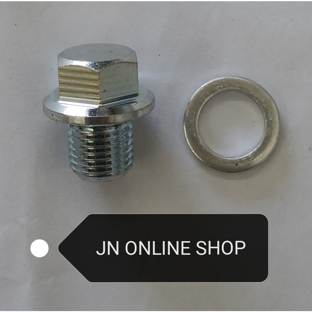 Oil Sump Nut with Washer for Perodua Kancil Kelisa Kenari Viva Myvi ...