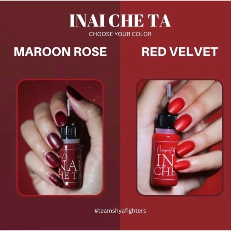 Inai Che Ta Inai kuku marron inai sah solat ORI HQ[Ready Stock ...