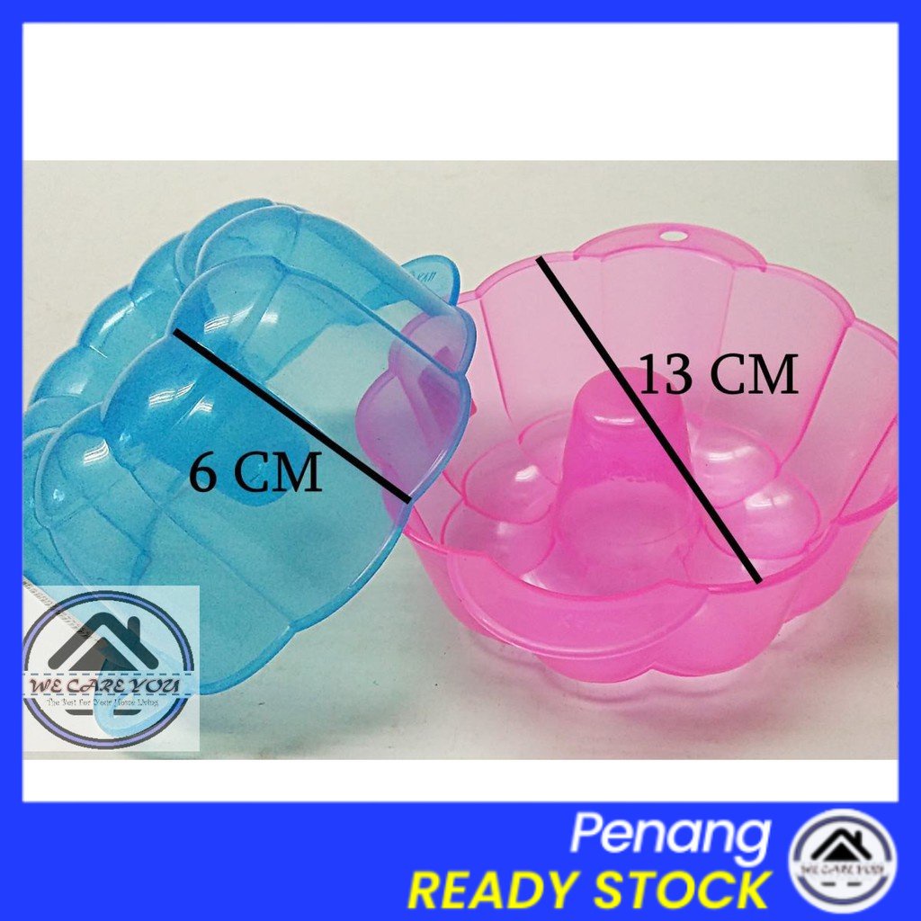 Wecareyou20 Plastic Jelly Mold Flower Shape Layer Mold Acuan Jelly Acuan Agar Agar Pudding Mould ...