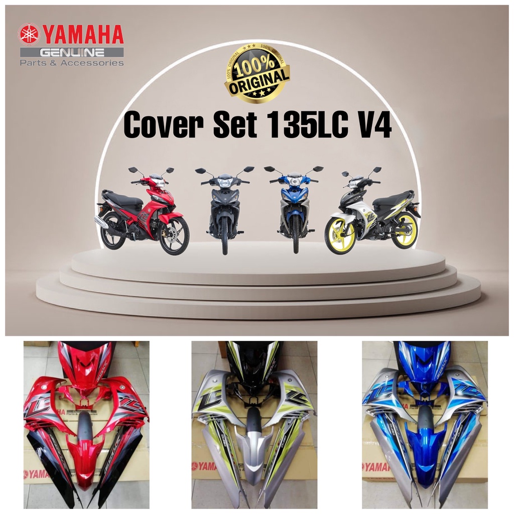 Yamaha 135LC V4 V5 Body Cover Set Original HLY | Shopee Malaysia