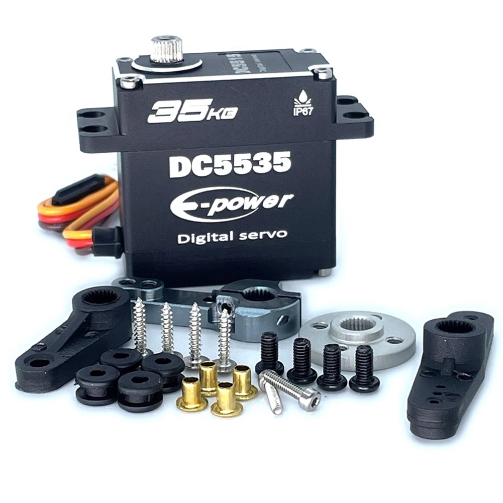 E-Power Servo 15KG 25KG 35KG Waterproof Servo Motor Metal Gear Servo ...
