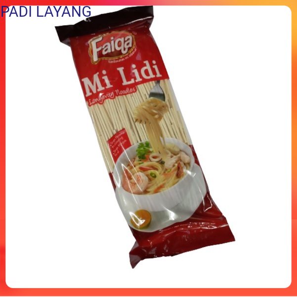 Faiqa Mee Lidi / Mi Lidi / Longevity Noodles 250g | Shopee Malaysia