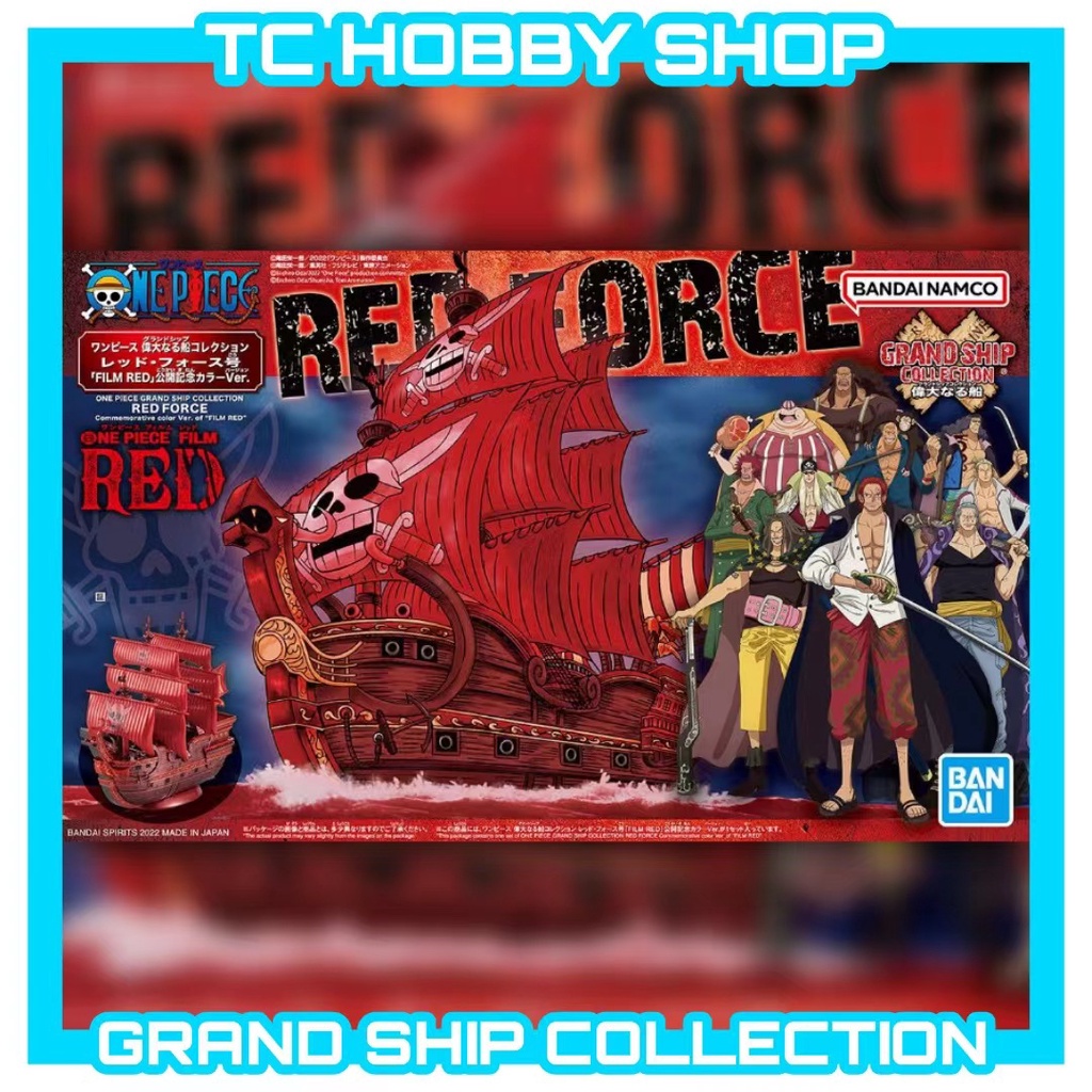 (Ready Stock) BANDAI ONE PIECE GRAND SHIP COLLECTION RED FORCE ONE ...