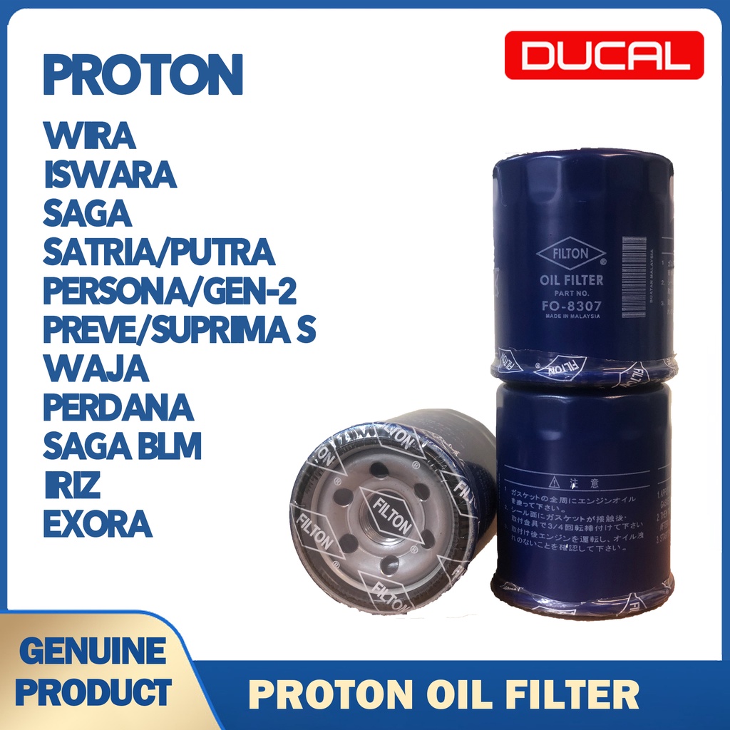 ORIGINAL FILTON PROTON OIL FILTER for PROTON models | Shopee Malaysia