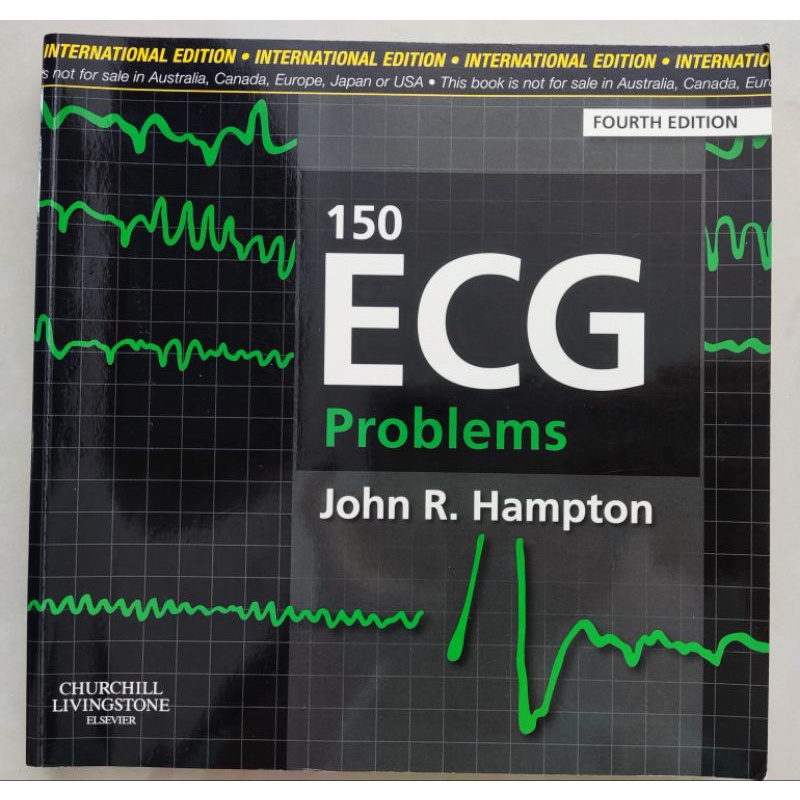 150 ECG Problems, 4th Ed, by John R.Hampton, International Edition ...