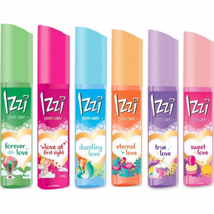 IZZI/BODY MIST/IZZI/PERFUME/MINYAK WANGI /FRAGRANCES/HIJAB/BODY MIST ...