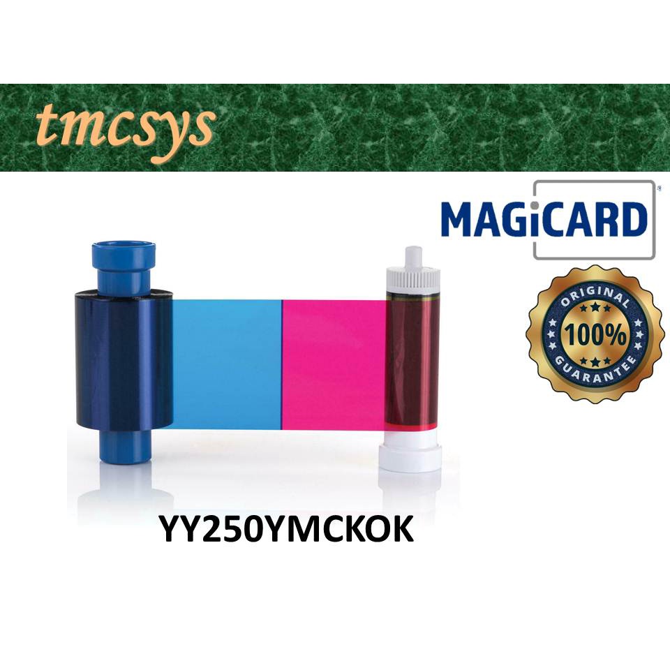 Magicard YY250YMCKOK 250YMCKOK 250 Print Color Ribbon Suit For Enduro ...