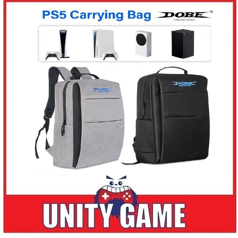 PS5 DOBE STORAGE BAG GREY/BLACK (TY-0823G/TY-0823B) | Shopee Malaysia