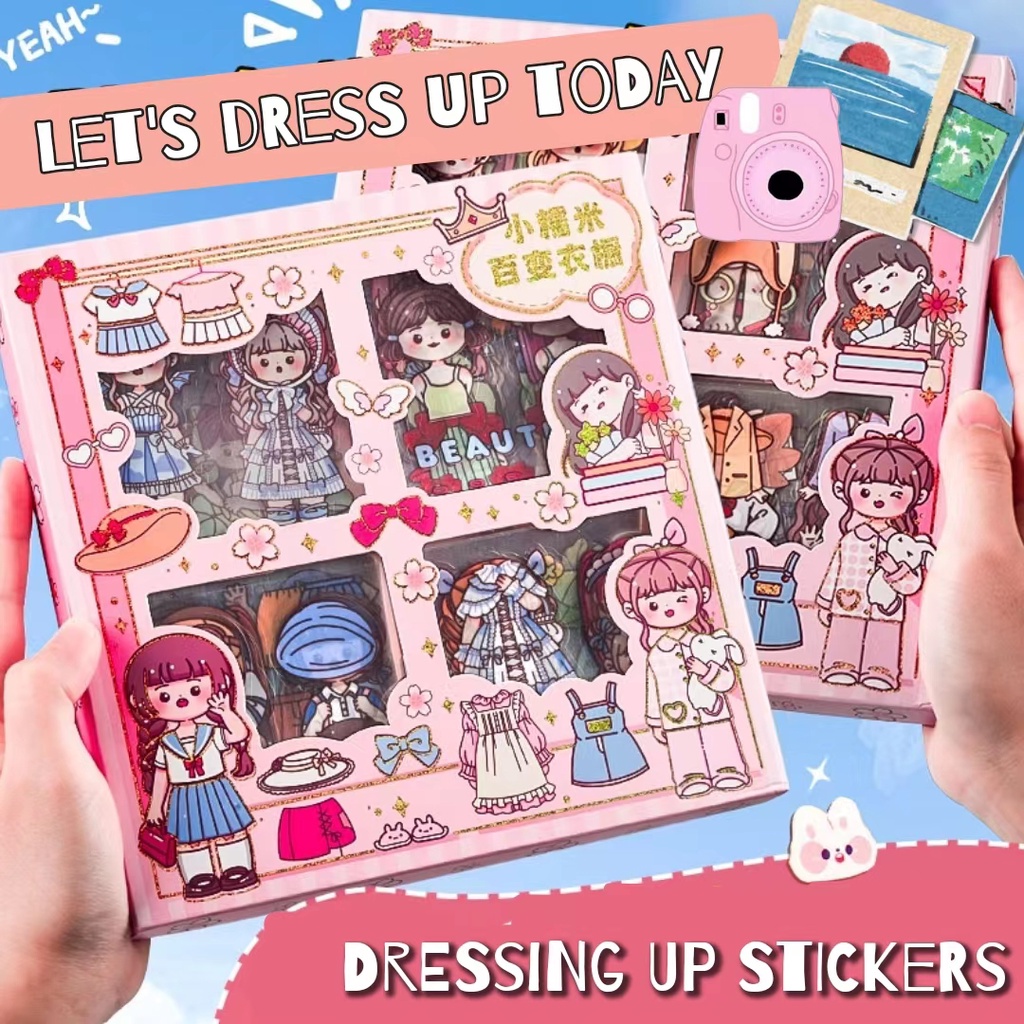 Variety Wardrobe Stickers/Dressing Up Stickers/PET Stickers/Cute ...