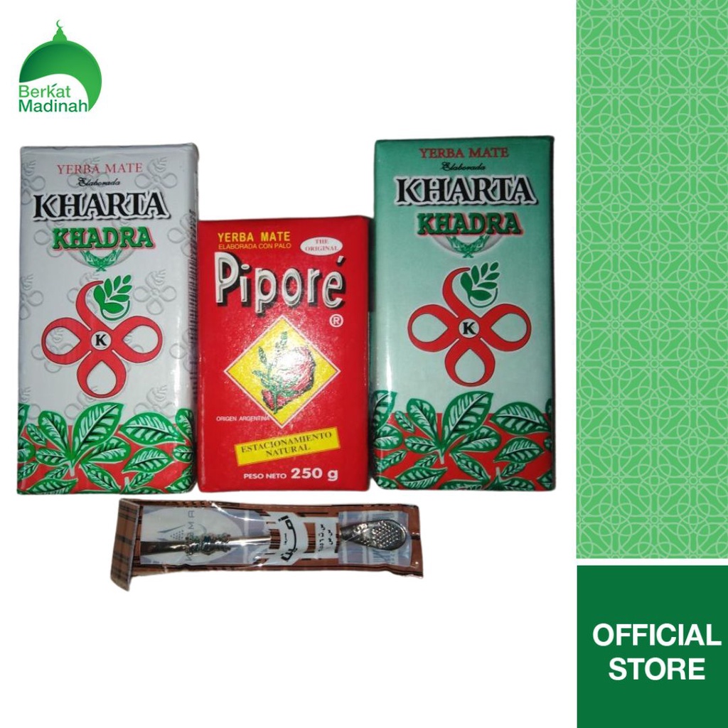 Yerba Mate 250 GM Pipore I Kharta Khadra Green I Kharta Khadra White I ...