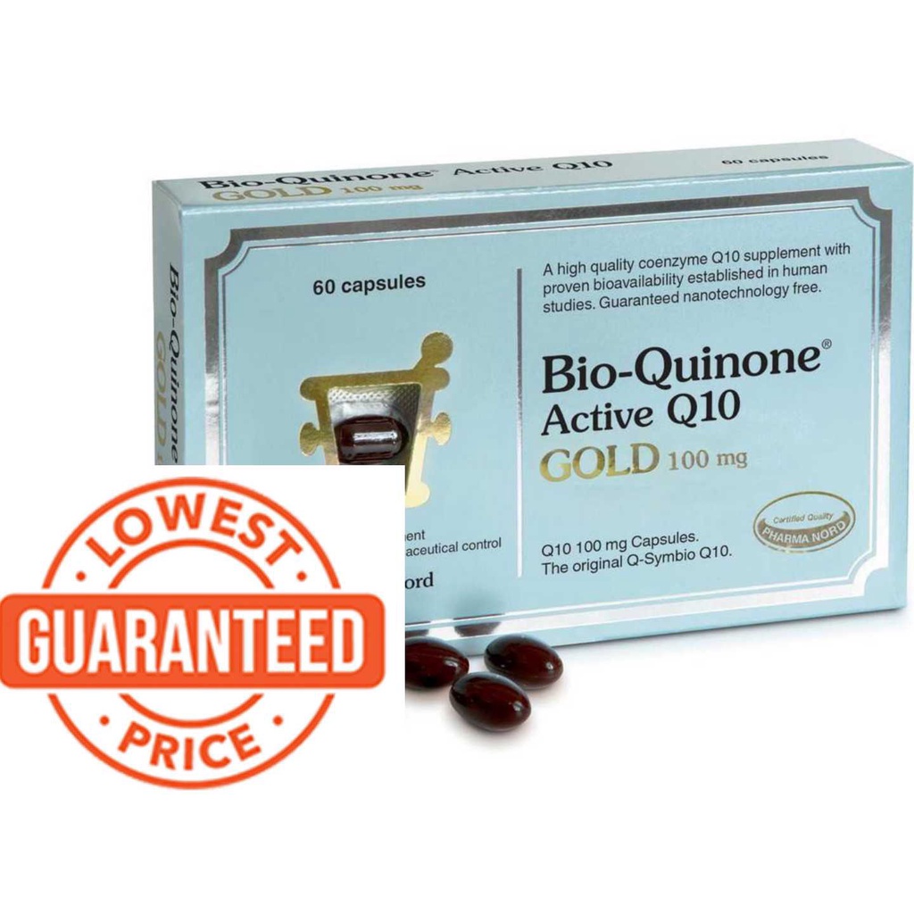 Bio-Quinone Q10 GOLD [Exp : 01/2025] 100MG 60's Pharma Nord ( Bio ...
