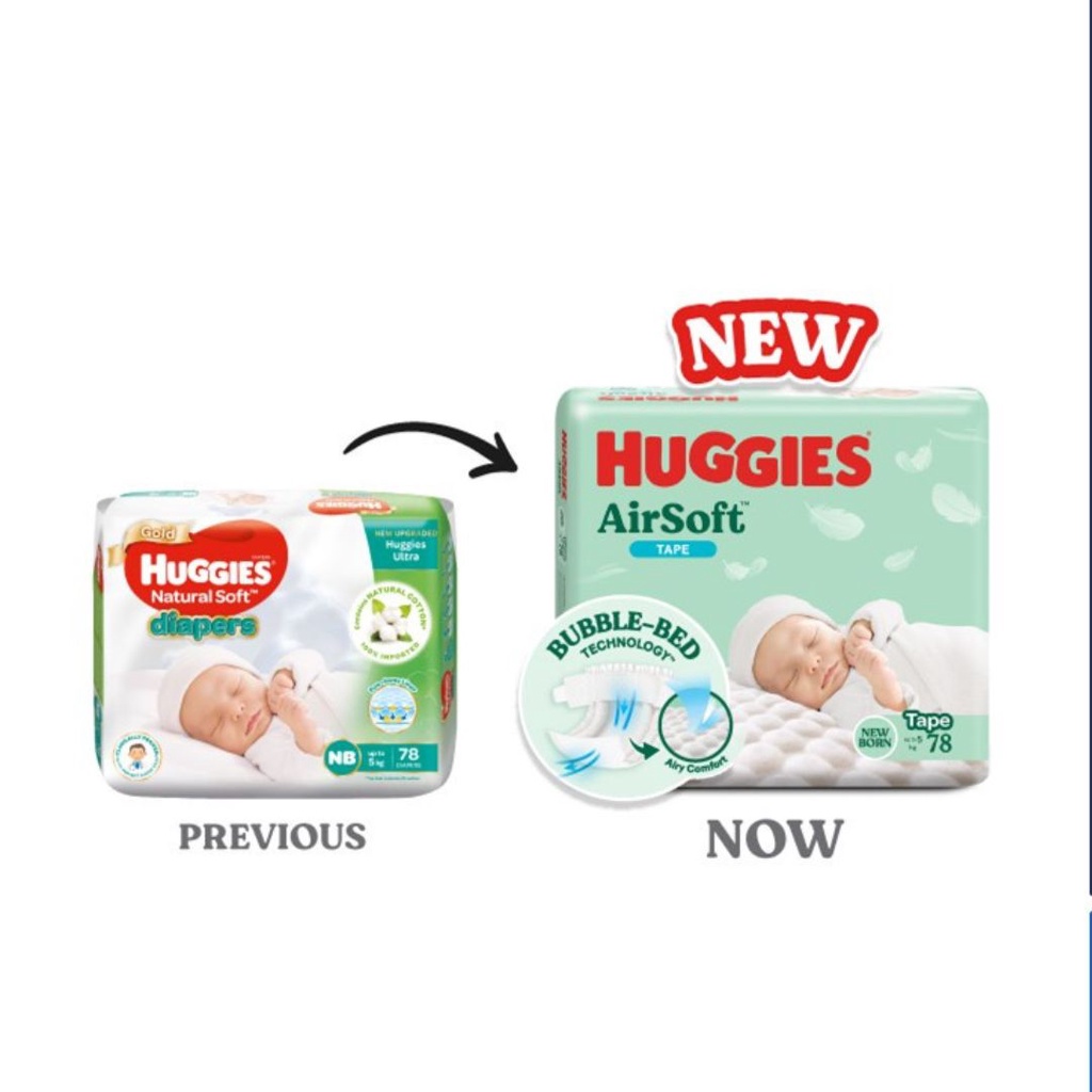 Huggies AirSoft Pants Super Jumbo Pack - Large L44 (1 Pack) | Shopee ...