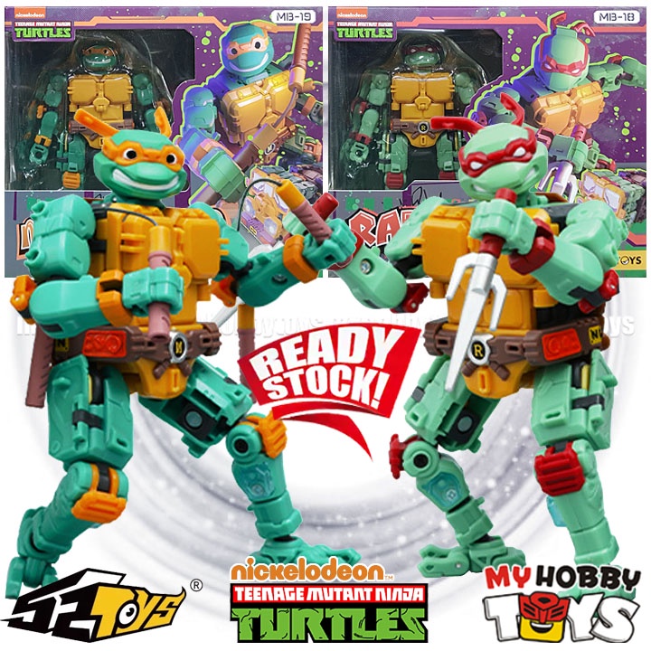 52toys Megabox - Teenage Mutant Ninja Turtles MB-18 Raphael & MB-19 ...
