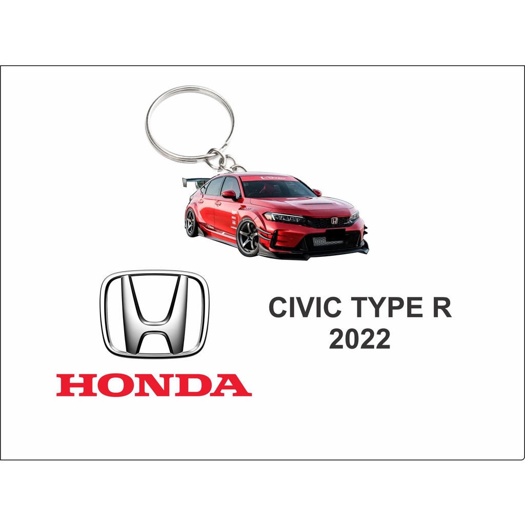 honda civic 2022 type r keychain 2d typer type-r | Shopee Malaysia