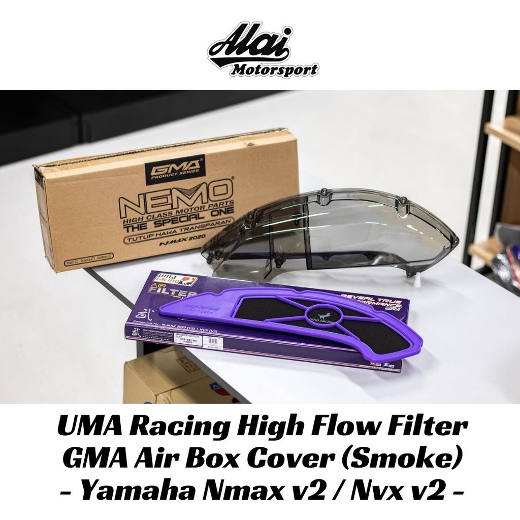 Yamaha Nmax v2 Nvx v2 Gma Air box Cover | Uma Racing Air Filter ...