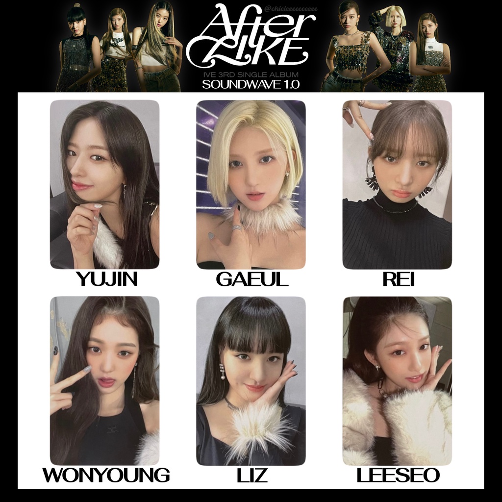 (Ready Stock) IVE 3rd Single Album - After Like - Soundwave | Shopee Malaysia