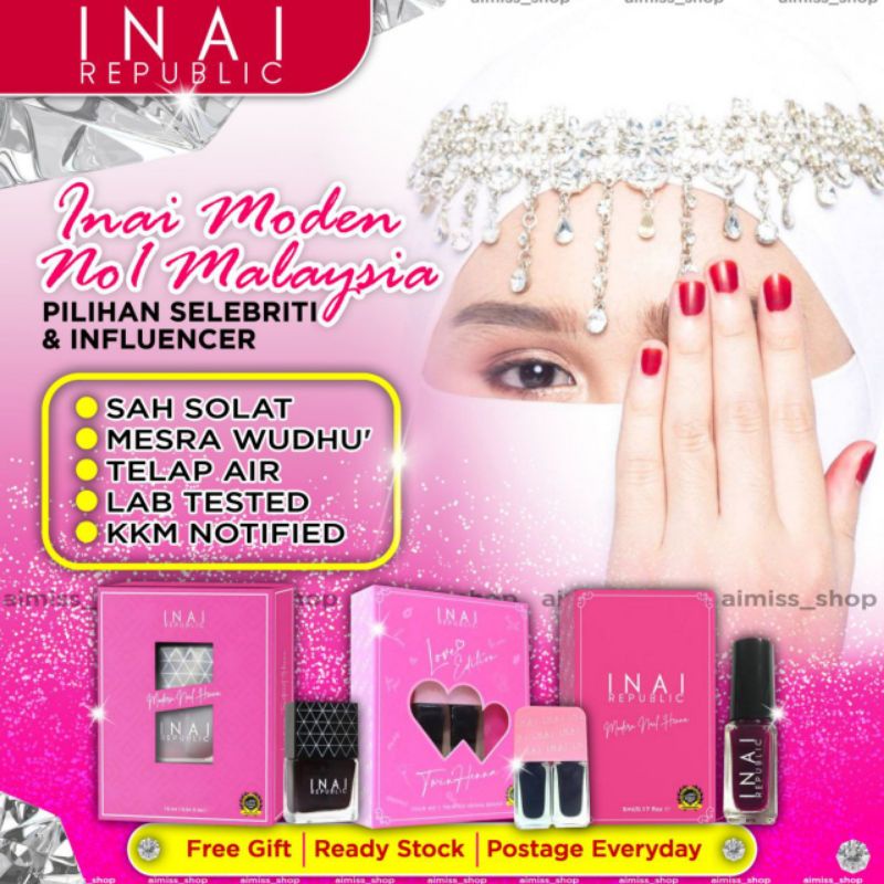 [ Inai Sah solat ] Inai Republic Hq Original Telap Air Mesra Wudhu ...