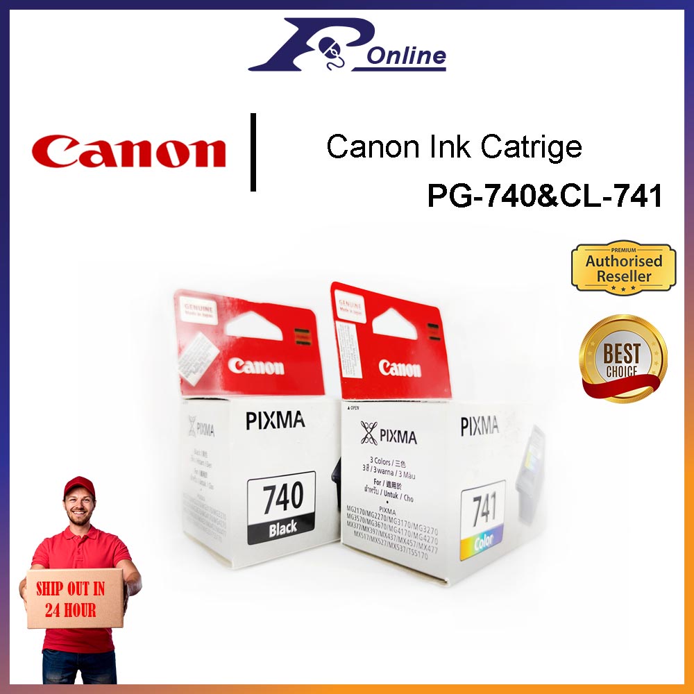 Canon PG-740 / CL-741 Black & Color Ink Catrige | Shopee Malaysia