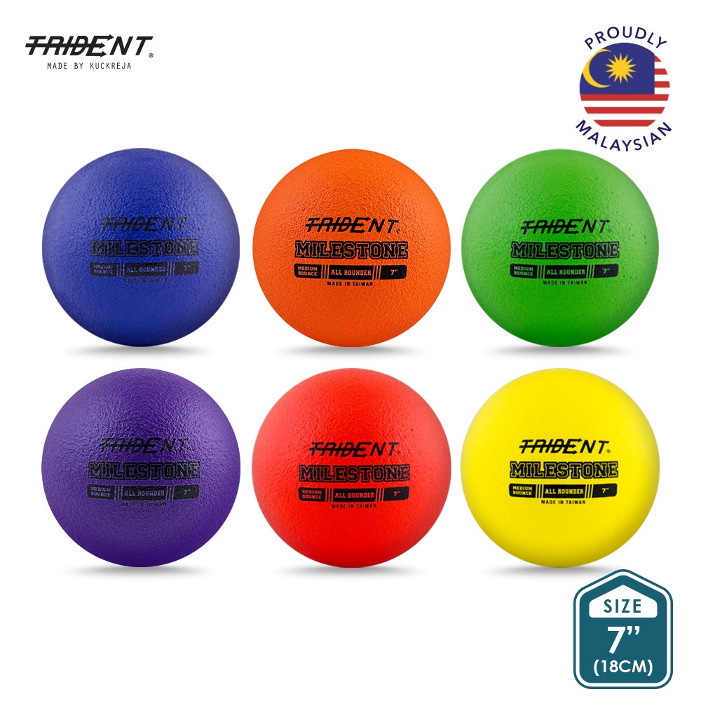 Trident Milestone All Rounder Foam Ball Dodgeball - 7 inches | Shopee ...