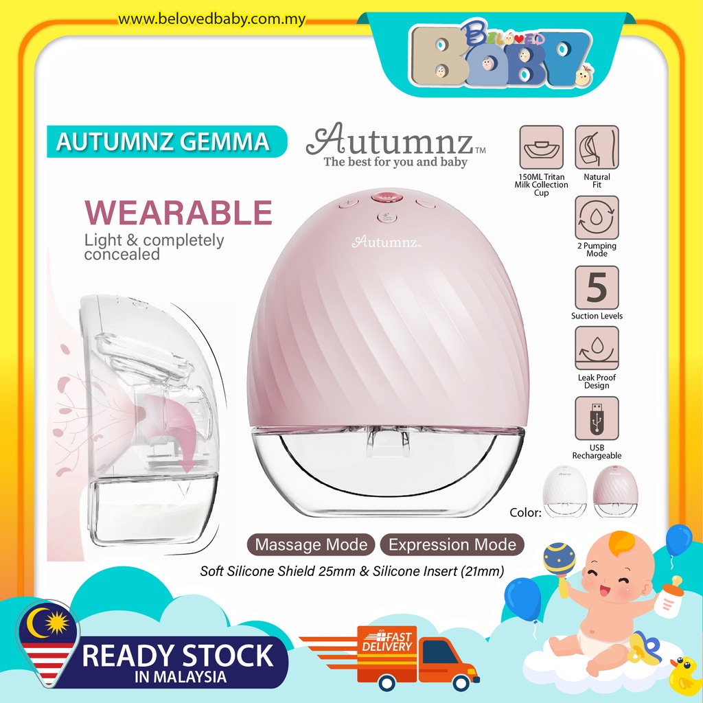 Autumnz Gemma Wearable Breast Pump (With Silicone Shield) | Shopee Malaysia